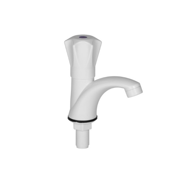 PROCLOSE PILLAR TAP 15mm WHITE PCPT15W