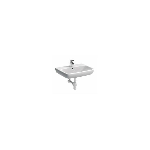 GEBERIT 500.300.01.1 SELNOVA SQUARE WASH BASIN 600x460mm WHITE