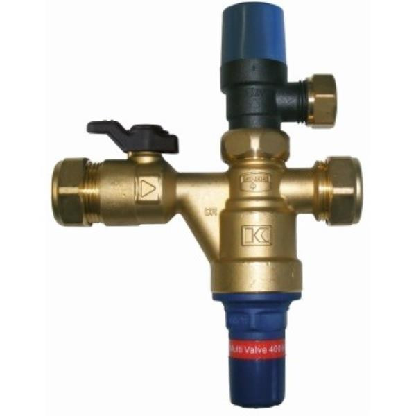 KWIKOT KHN3-214 400kPa CXC MULTI PCV & ISOL VALVE BRASS 22mm