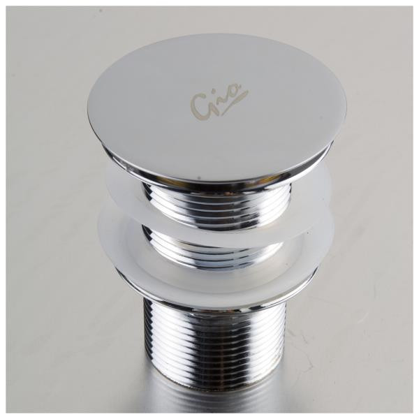 GIO P37 FLAT TOP CLICK BASIN WASTE 32MM UNSLOTTED