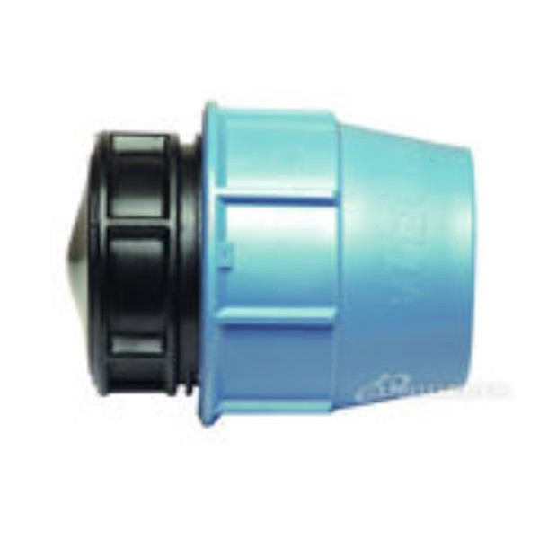 HDPE COMPRESSION END PLUG 50mm