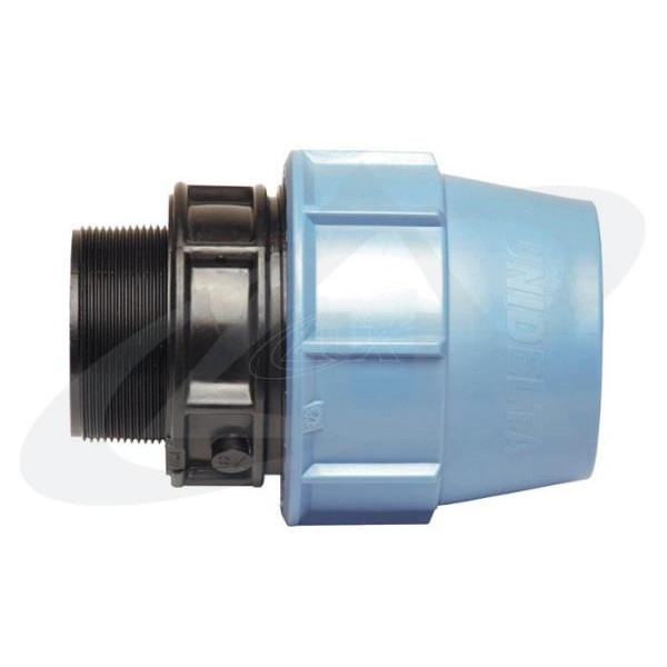 HDPE COMPRESSION ADAPTOR BSP MALE 32X1