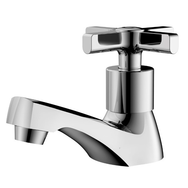 PLUMLINE MODERNA PILLAR TAP CP 15mm