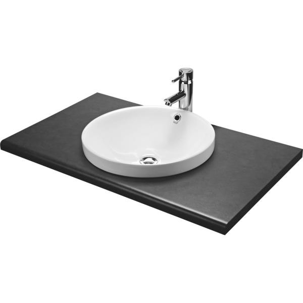 VAAL 706400WH JADE ROUND 0TH COUNTER BASIN WHITE 450mm