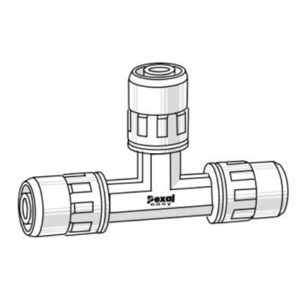 VALSIR PEXAL EQUAL TEE PPSU 40mm EASY VS0160919