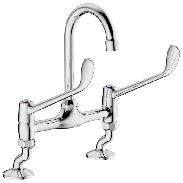 COBRA MEDICAL BASIN MIXER PILLAR TYPE 2TH 15mm CP 515-21N LP
