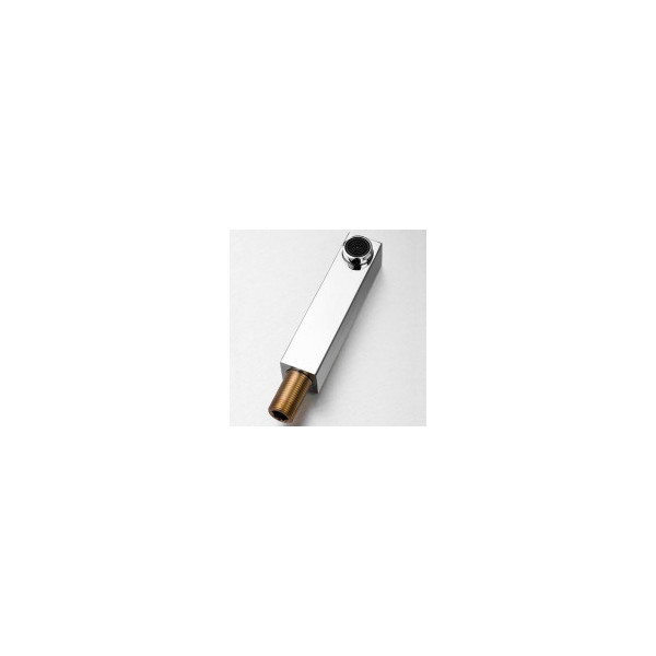 GIO A108 SQUARE WALL SPOUT 130MM CP