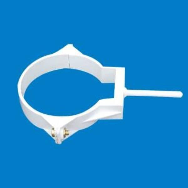 PVC RWG ROUND DOWNPIPE CLIP HOLDERBAT 80MM