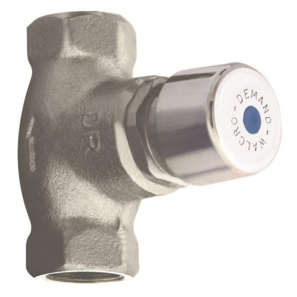 WALCRO 111D DEMAND PUSH BUTTON STOPCOCK CP 15mm FXF