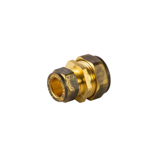 BRASSMAN COMPRESSION STRAIGHT REDUCING COUPLER 28x22mm CXC
