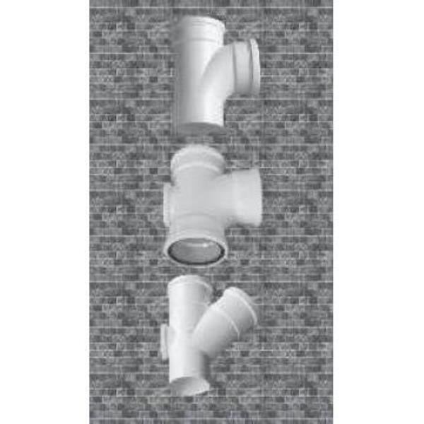 PVC SV JUNCTION 160X45 PLAIN FABRICATED S/WELD SS