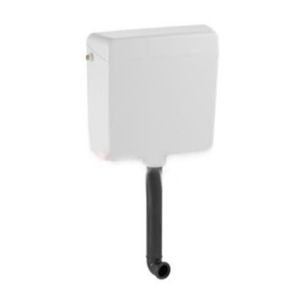 GEBERIT 123.136.11.1 EXPOSED LL CISTERN WITH FLUSH PIPE 6/9lt WHITE