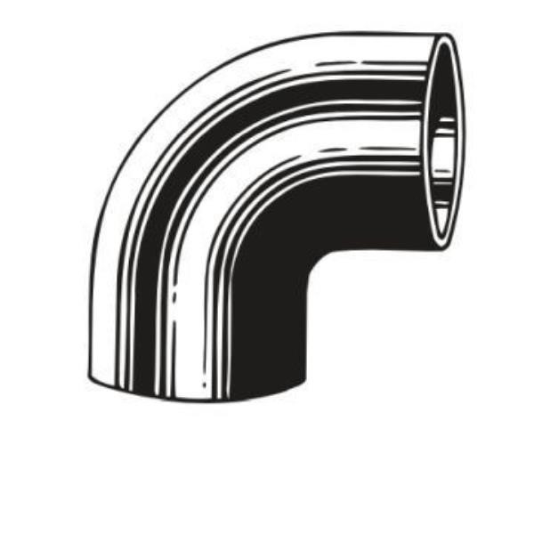 VALSIR VS0304015 HDPE BEND 160mm 90deg 30'