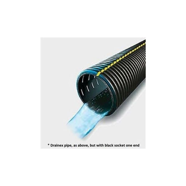 NEXTUBE DRAINEX 160X6m SLOTTED PIPE
