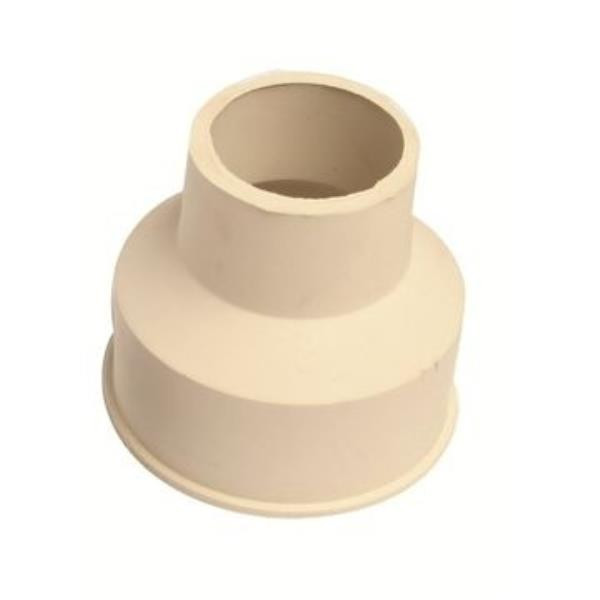 DUTTON PF50 FLUSH PIPE PLASTIC CONE WHITE